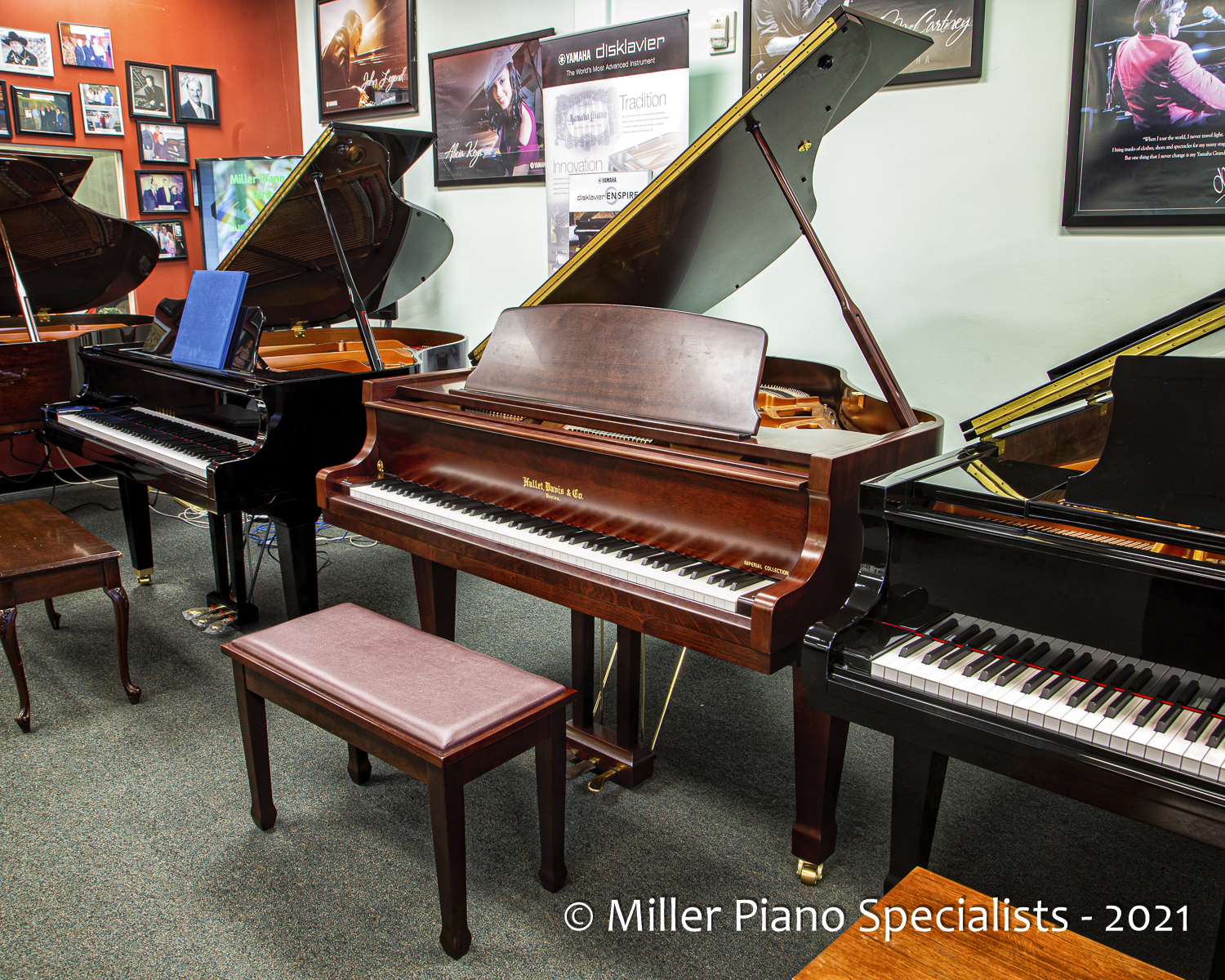 SOLD...Hallet Davis Grand Piano arrived | Miller Piano Specialists ...