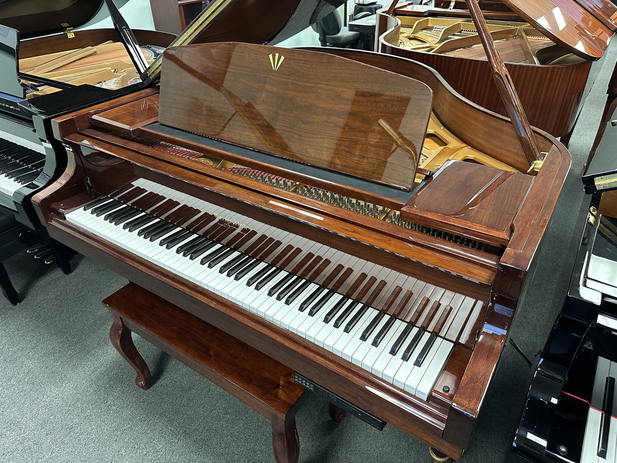 SOLD - Genevieve - A Lovely 5' George Steck Baby Grand with PianoDisc ...