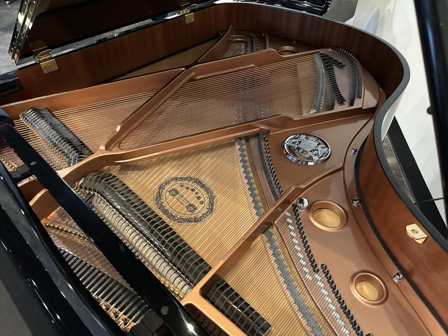 **SOLD** Used Perzina Piano - 5'9" Grand in Polished Ebony Finish ...