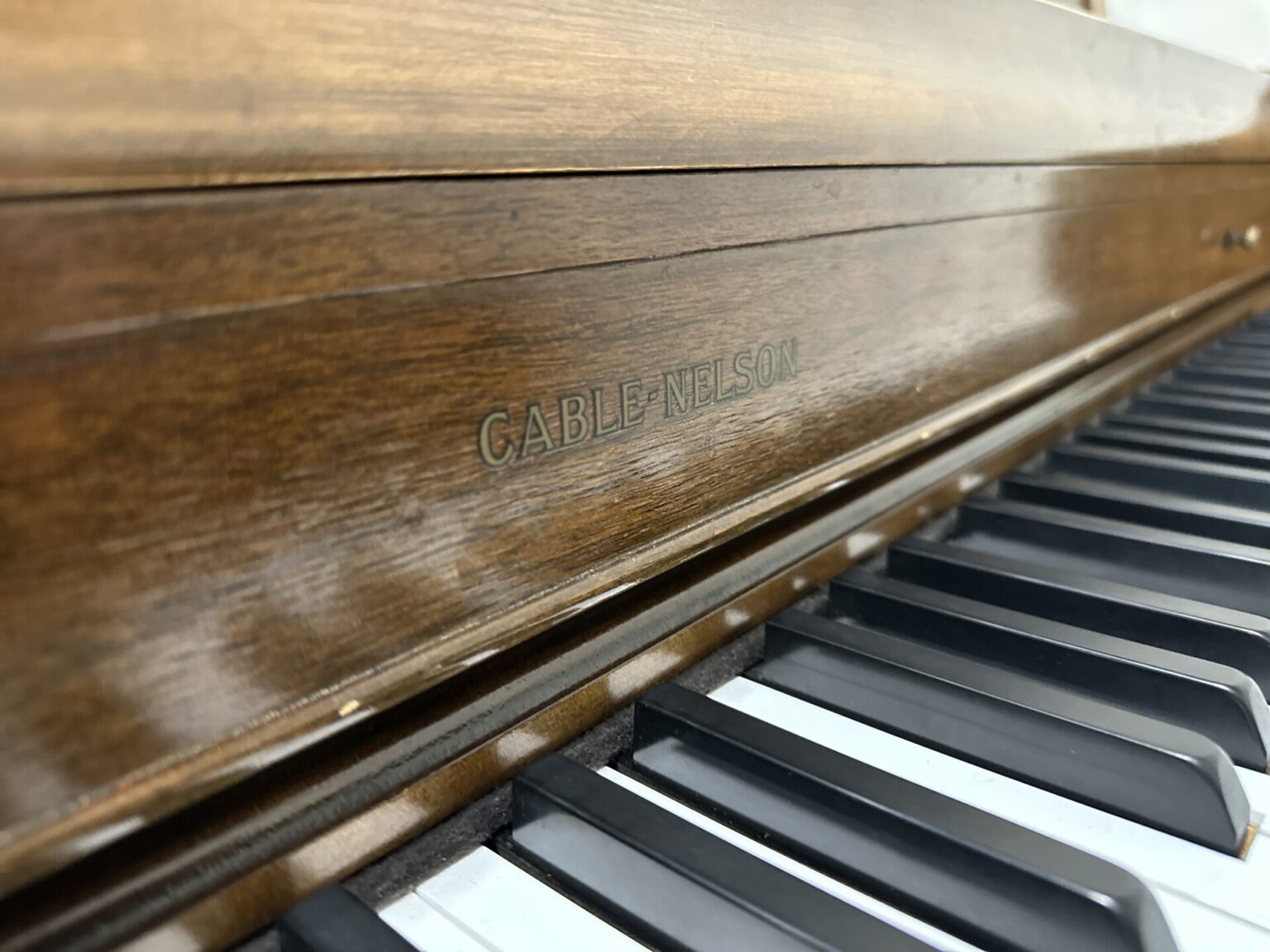 Made by Yamaha - Used Cable Nelson Piano - 42" Upright in Walnut Finish ...
